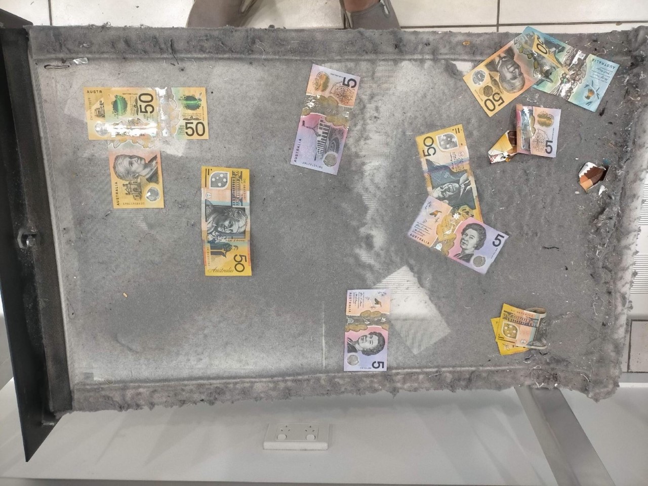 Money laundering, literally!